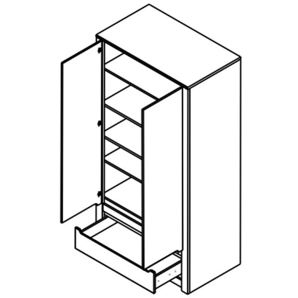 Шкаф Эрика SZF2D1S Gerbor Холдинг купить за 8363 грн. в интернет-магазине MEBELNUY